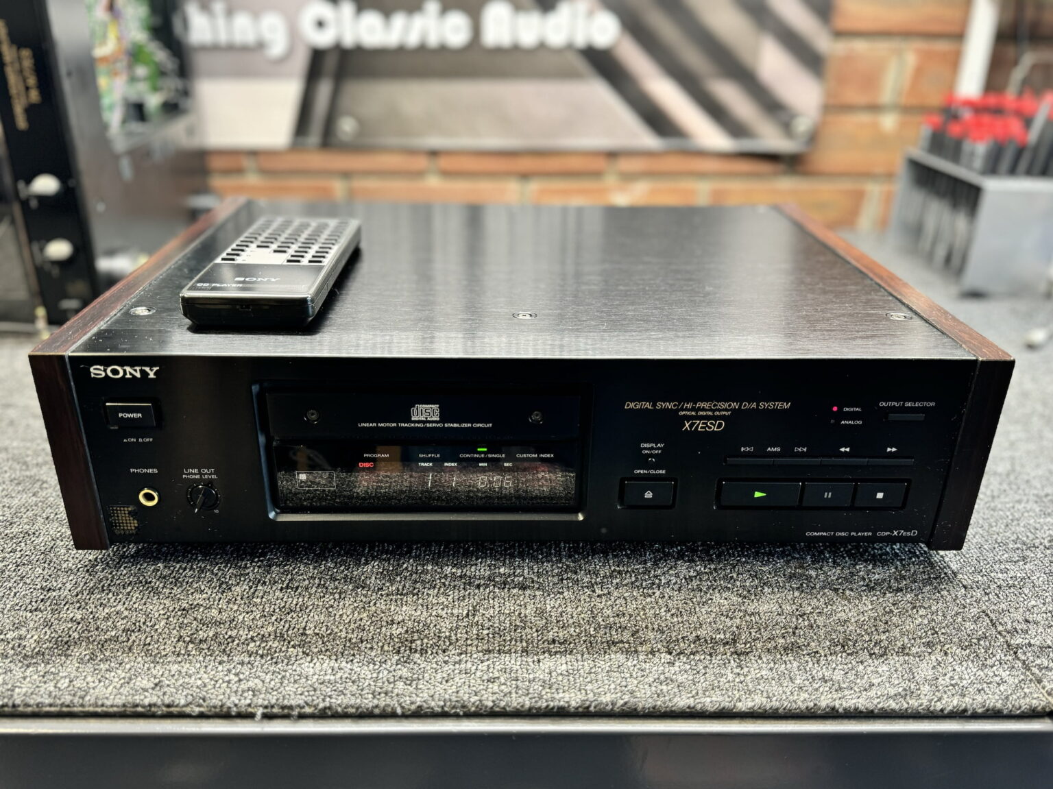 Legendary Sony CDP-X7ESD CD Player For Sale! | LiQUiD AUDiO