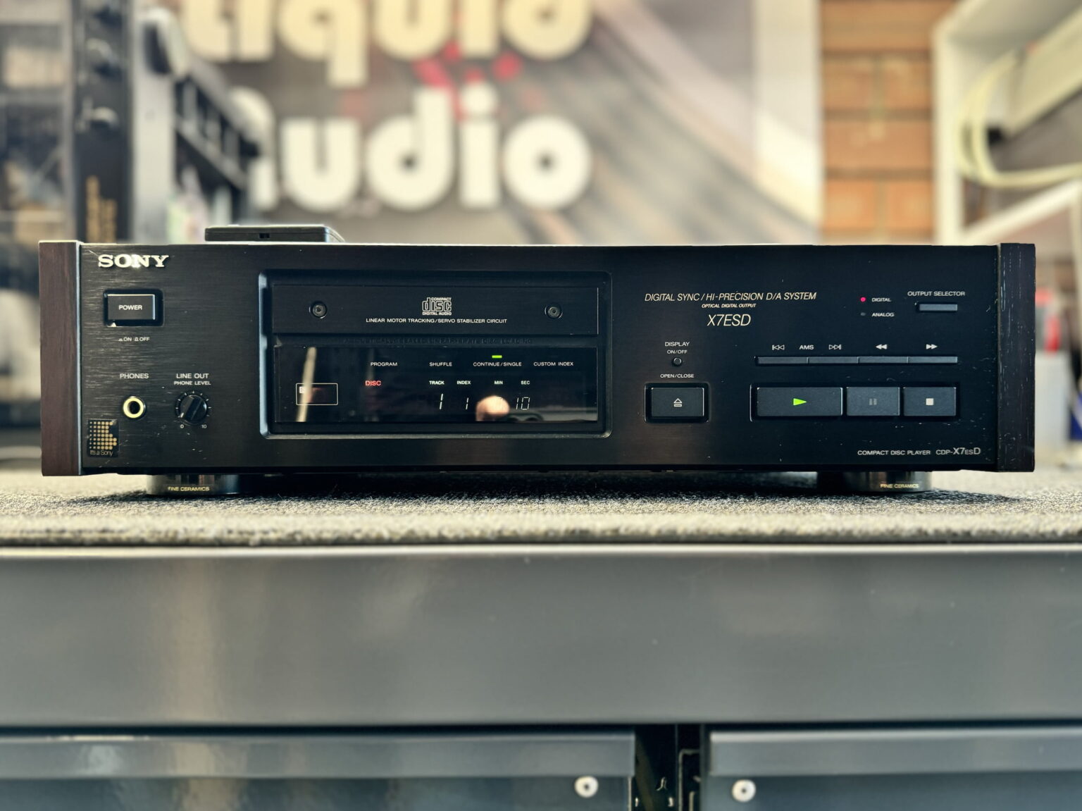 Legendary Sony CDP-X7ESD CD Player For Sale! | LiQUiD AUDiO