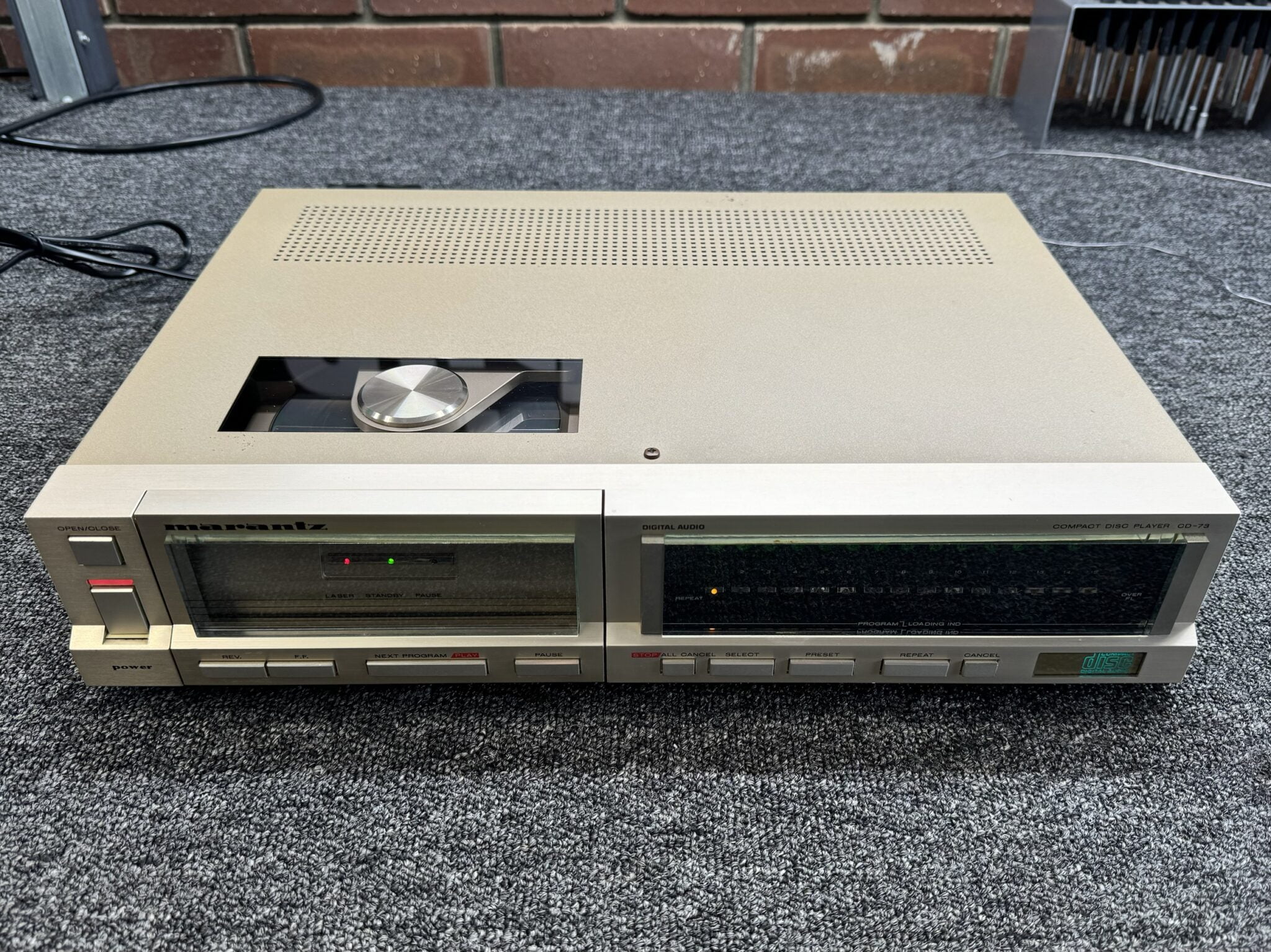 Classic OG Marantz CD-73 CD Player Service | LiQUiD AUDiO